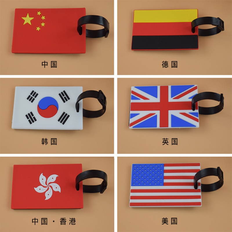 National Flag Design Luggage Tag, pvc Software Name Tag | Shopee Malaysia