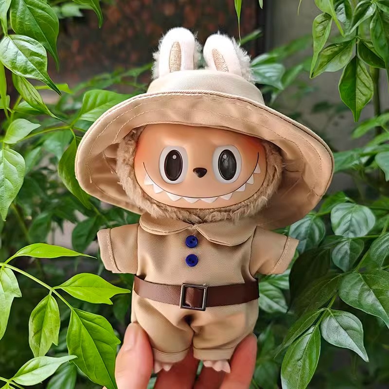 Labubu Macaron Clothes 17cm Thai Police Officer Suit (Only Clothes ...
