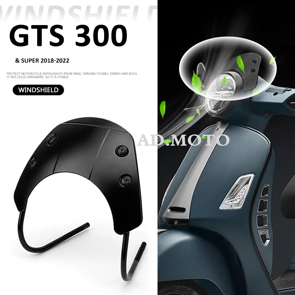 Windshield Windscreen For Vespa GTS 300 Super High Quality Headlight ...