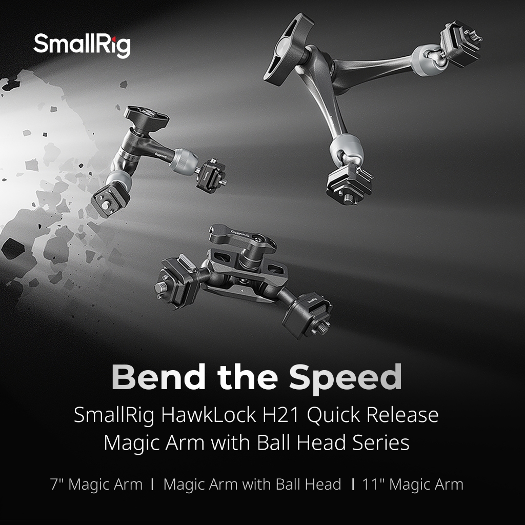 SmallRig HawkLock H21Quick Release Magic Arm & Handle Kit & Monitor ...