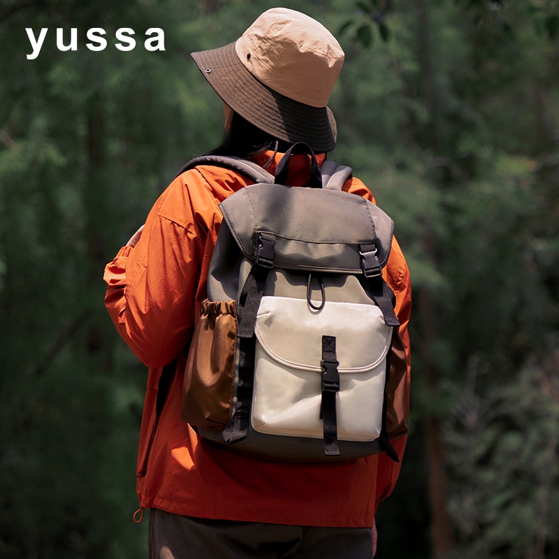 yussa High-looking Ins Camping Backpack for High School Students Casual ...