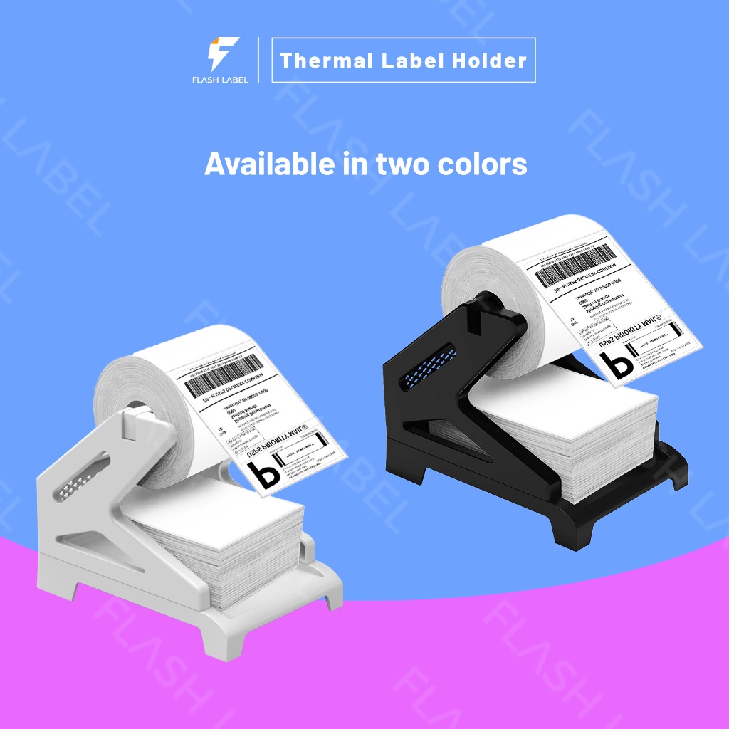 Thermal Waybill Paper Holder, Roll and Fold Barcode Case for Thermal ...