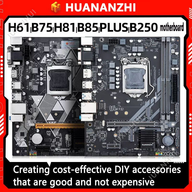 HUANANZHI brand new H61/B75/H81 ITX motherboard H81M-VH H61 M.2 B75 H81M VH | Shopee Malaysia