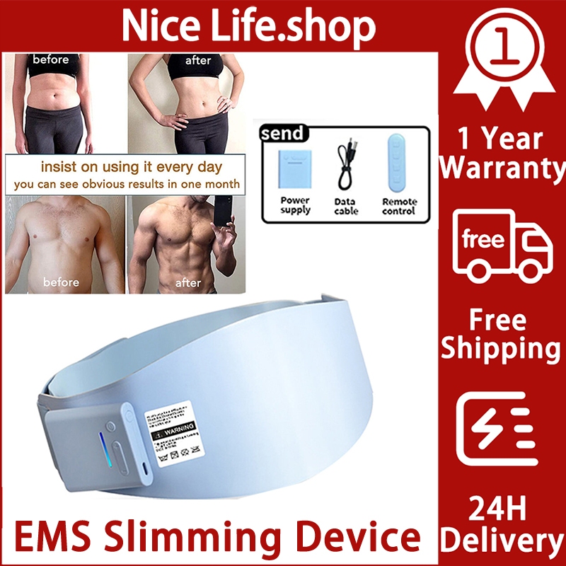 (1 year warranty) Ems Abdominal Fitness Instrument，Microcurrent Weight ...