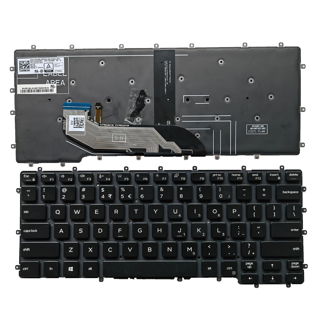 Laptop Keyboard for Dell Latitude 7400 2in1, 9410 2 in 1 P110G 0NPWJF ...