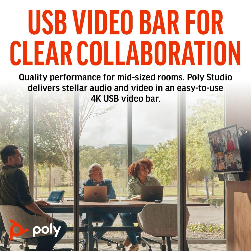 ORIGINAL Polycom Poly Studio 4K USB Video Conference System All-in-One ...