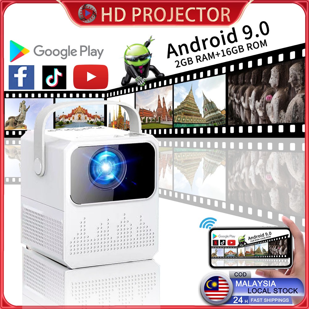 Mini Android Projector For Phone Home Theater Portable Smart Phone ...