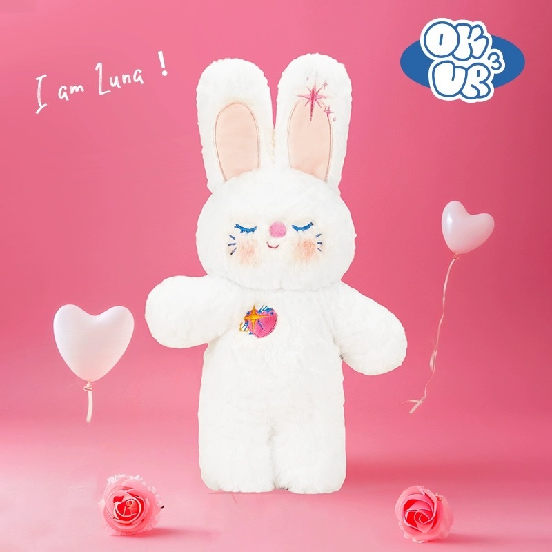 Super Big Rabbit Plush Toy/50cm Ready Stock Cute Comforting Doll/Living ...