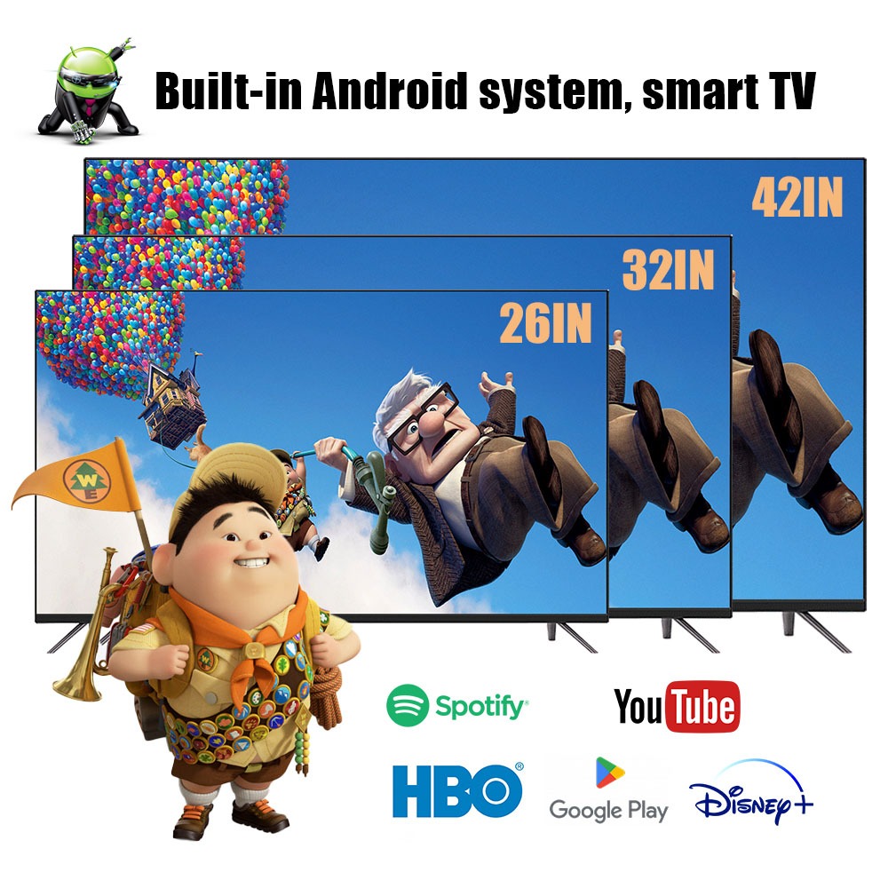 Smart TV Murah Home Theater LED Television (26"/32"/42'') With VGA ...