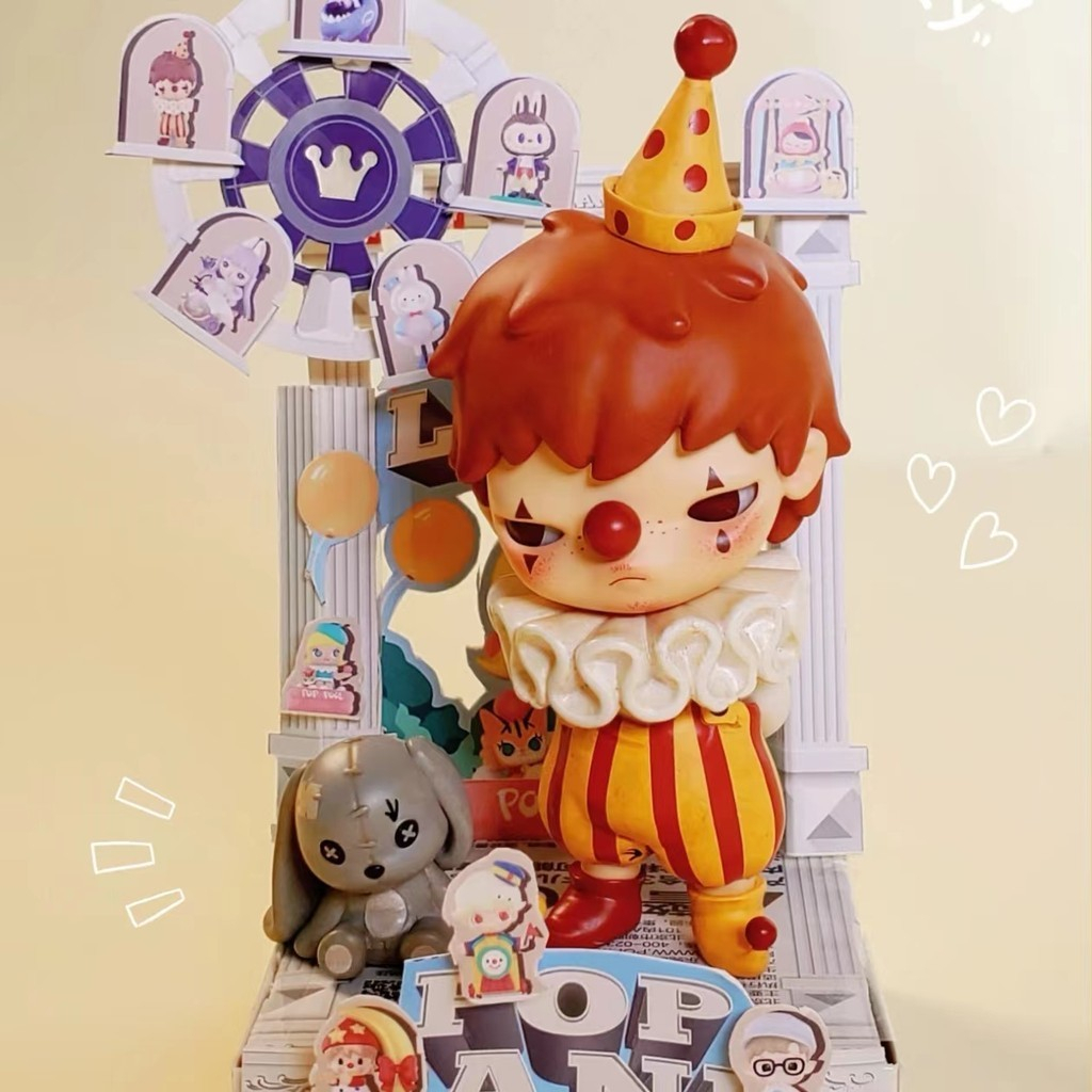 P POPMART POPMART City Paradise Collection Sad Clown Mystery Box Trendy ...
