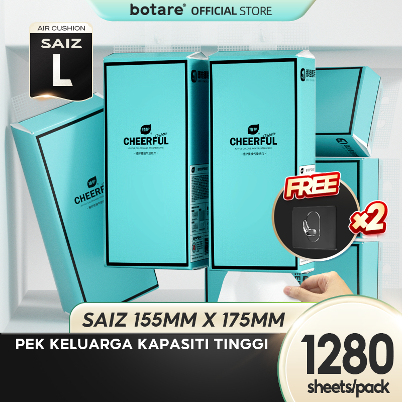 [6PCS]Botare biru AIR-cushion soft deluxe tissue, 4 layers, 1280sheets ...