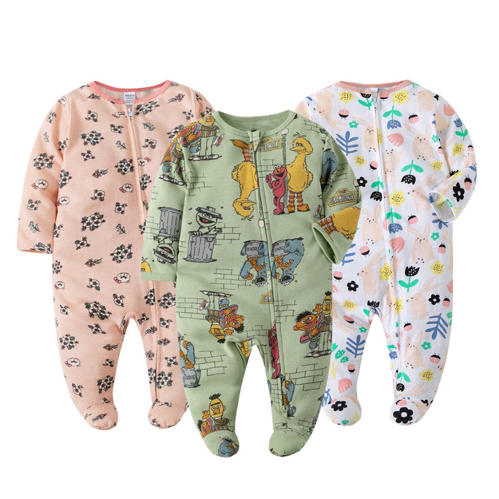 Infant Newborn Jumpsuit Baby For Boys And Girls With Double Zippers 100 ...