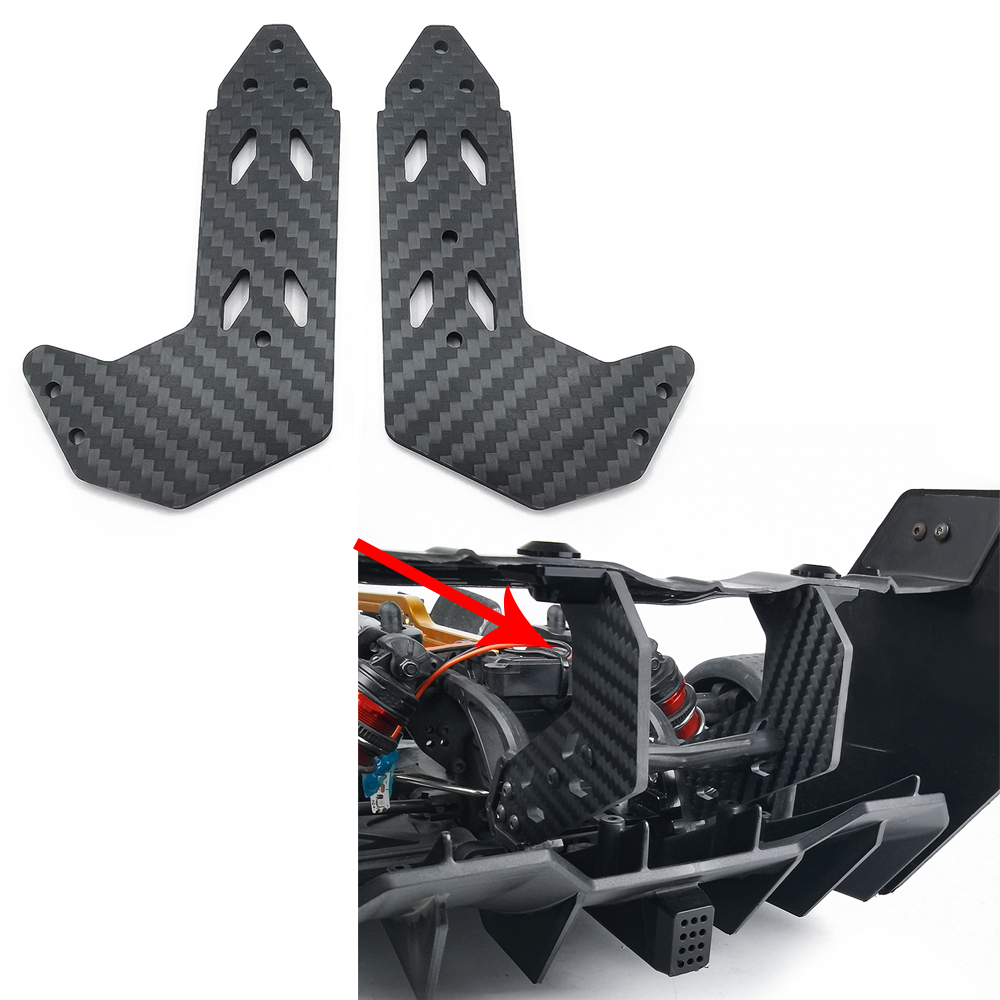 Side Tail Wing Mount Set Rear Wing Support Frame for LIMITLESS 1/7 RC ...