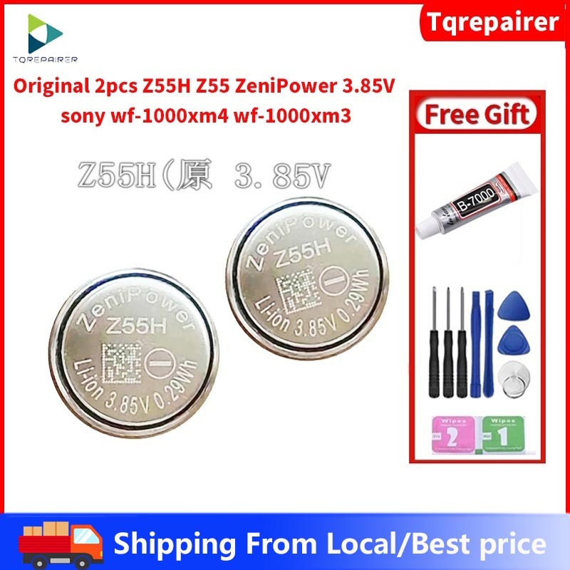 100% NEW Original 2pcs Z55H Z55 ZeniPower 3.85V sony wf-1000xm4 wf ...