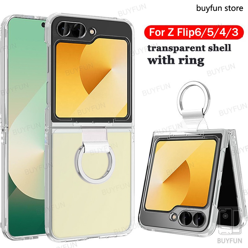 Case for Samsung Galaxy Z Flip 3 4 5 6 zflip6 flip6 5G Clear ...