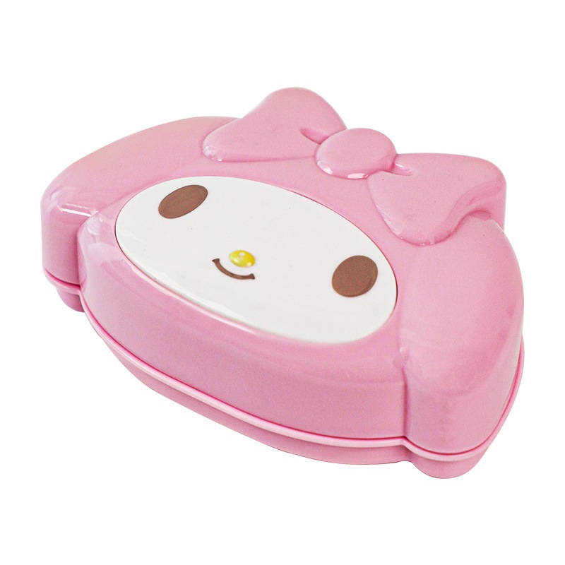 Life-365 Kitty Soap Box Cute Cartoon Bathroom With Cover Tray Drainer ...