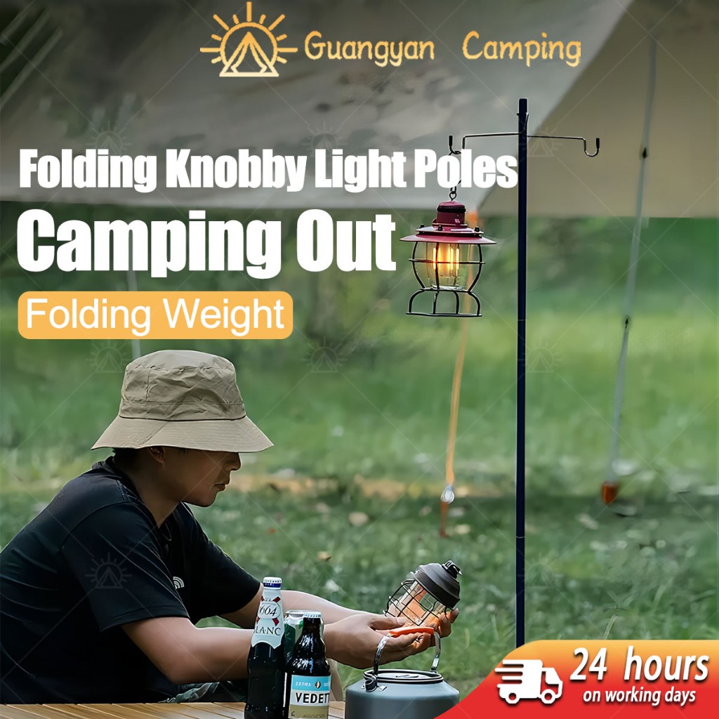 2-way lantern lamp light stand Outdoor Camping Aluminum Tent Hanging ...