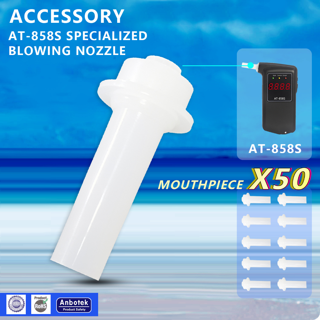 [Ready stock] Breath Alcohol Tester AT-858S 50 PSC Spare Blowing Nozzle ...