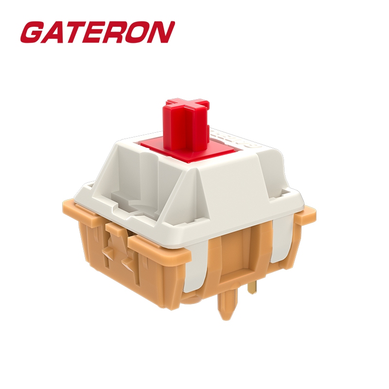 GATERON Keyboard Switches Tactile RGB LED 5 Pin 22mm Dual-Stage Spring ...