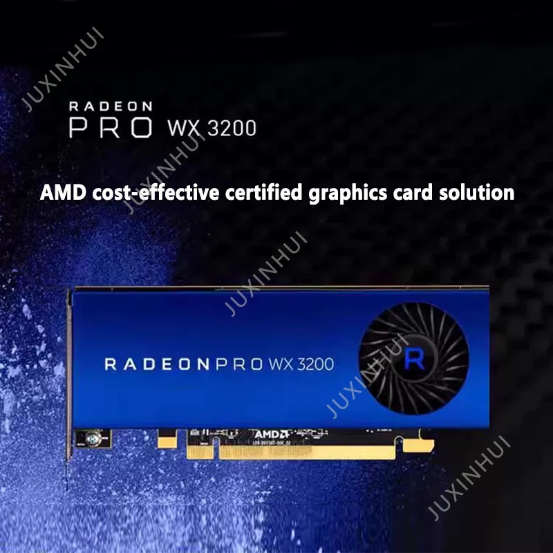 New AMD Radeon Pro WX3200 Graphics Card 4GB CAD/PS Design Drawing ...