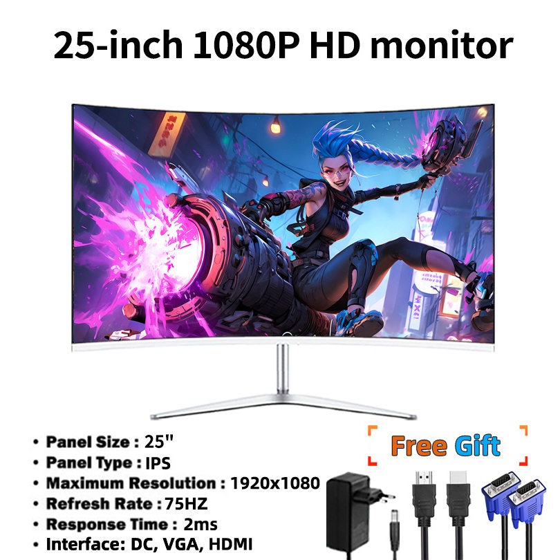 Visionvue Monitor PC 19 22 24 Inch 75HZ 1080P LED Computer Monitor ...