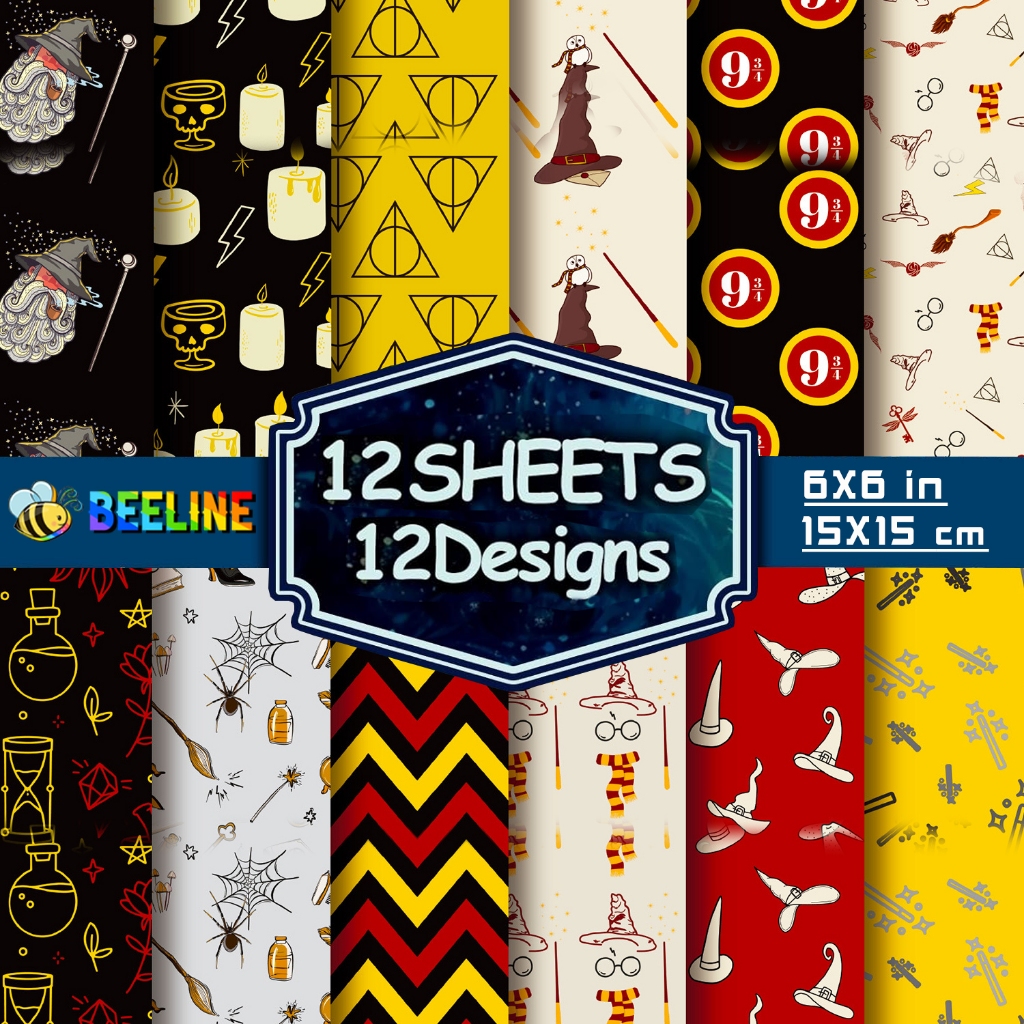 Beeline Wand Pattern Paper Cartoon Series Scrapbook Handmade Craft ...