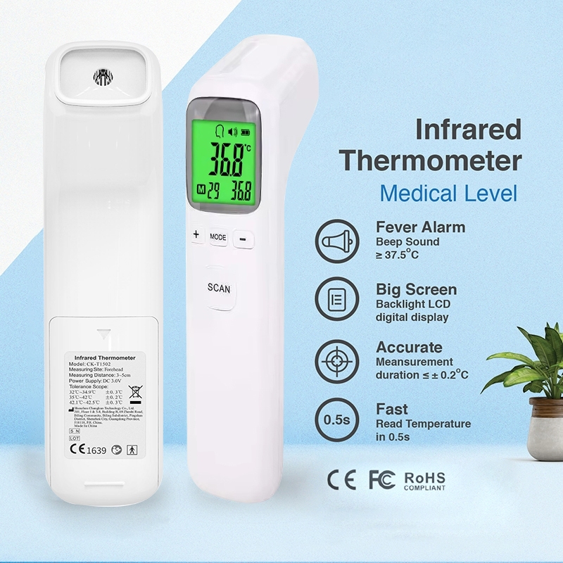 Forehead Thermometer, Body Temperature Infrared Thermal Scanner ...