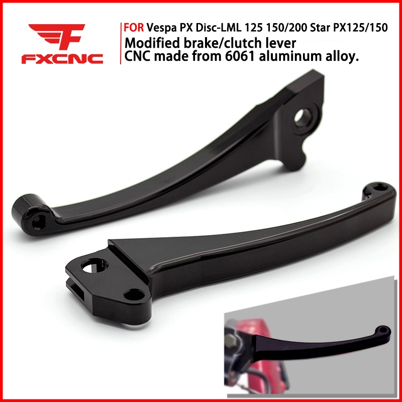FXCNC For Vespa PX Disc Models Motorcycle Brake Lever Front Disc Rear ...