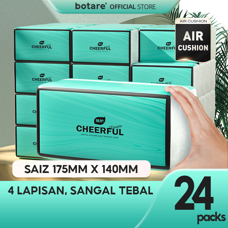 Botare biru Air-Cushion tissue paper 24 packs | Shopee Malaysia