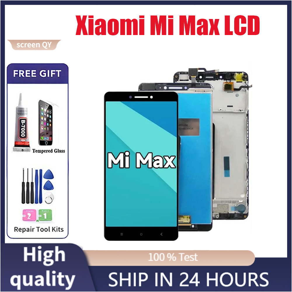 Original For Xiaomi Mi Max 2 LCD Display With Frame Touch Screen Mi ...