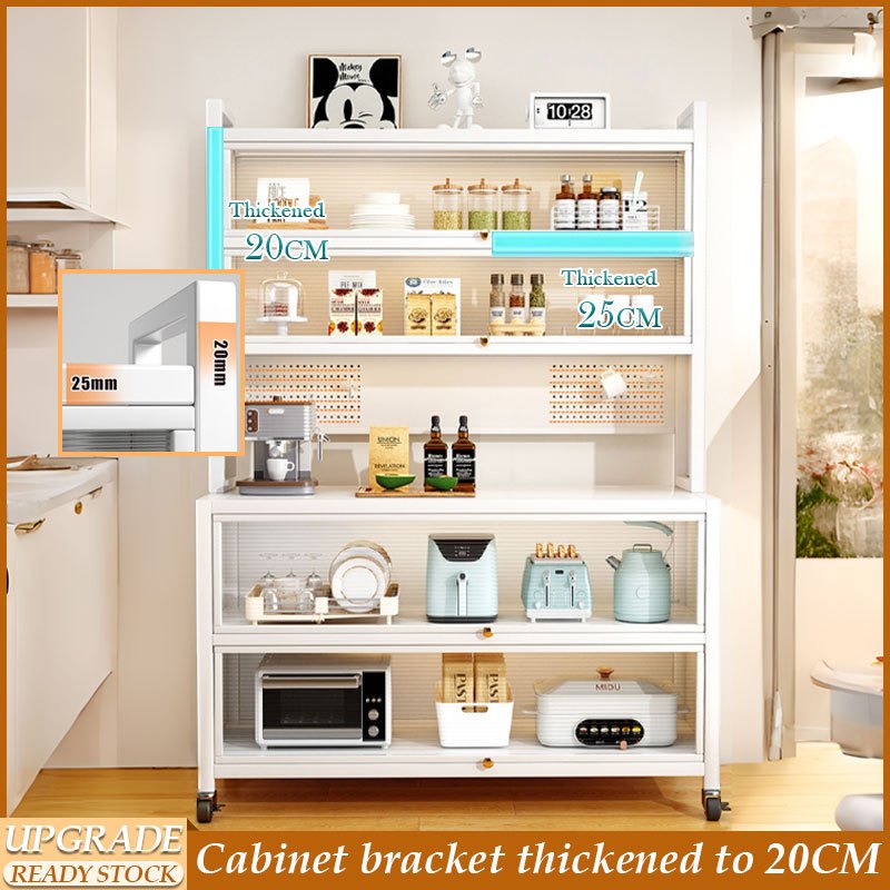 Ready Stock 6Layer Kitchen Cabinet Organizer Storage Microwave Rack ...