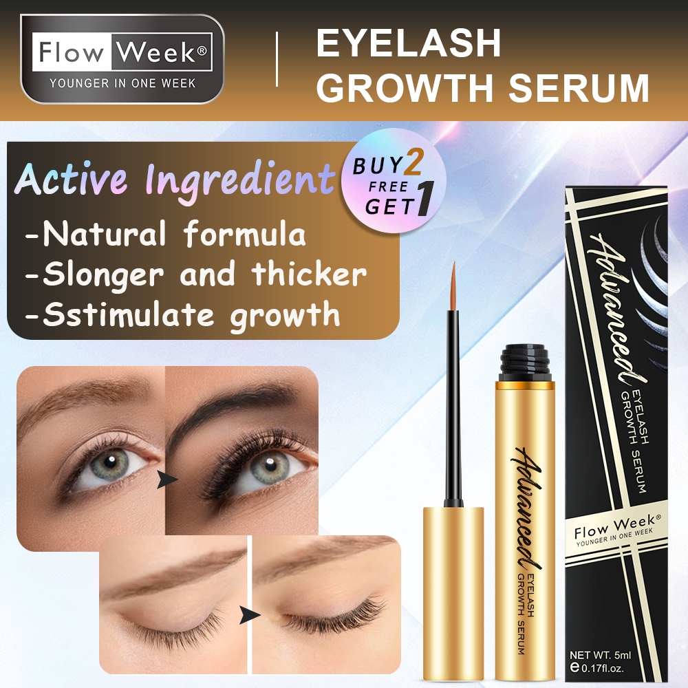 Flow Week Eyelash Growth Serum Lengthens Strengthens Conditions Enhance ...