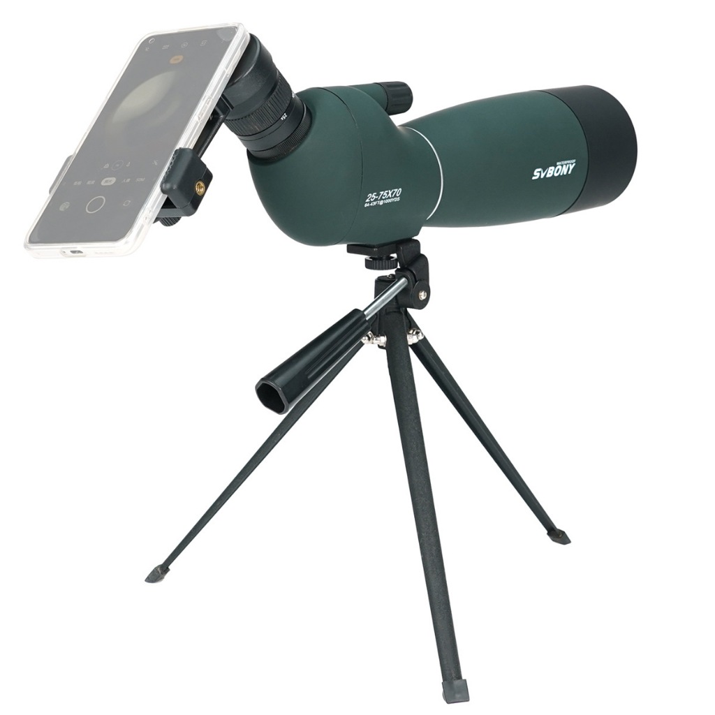 SVBONY SV28 Spotting Scope Zoom Telescope Angled Eyepiece Waterproof ...