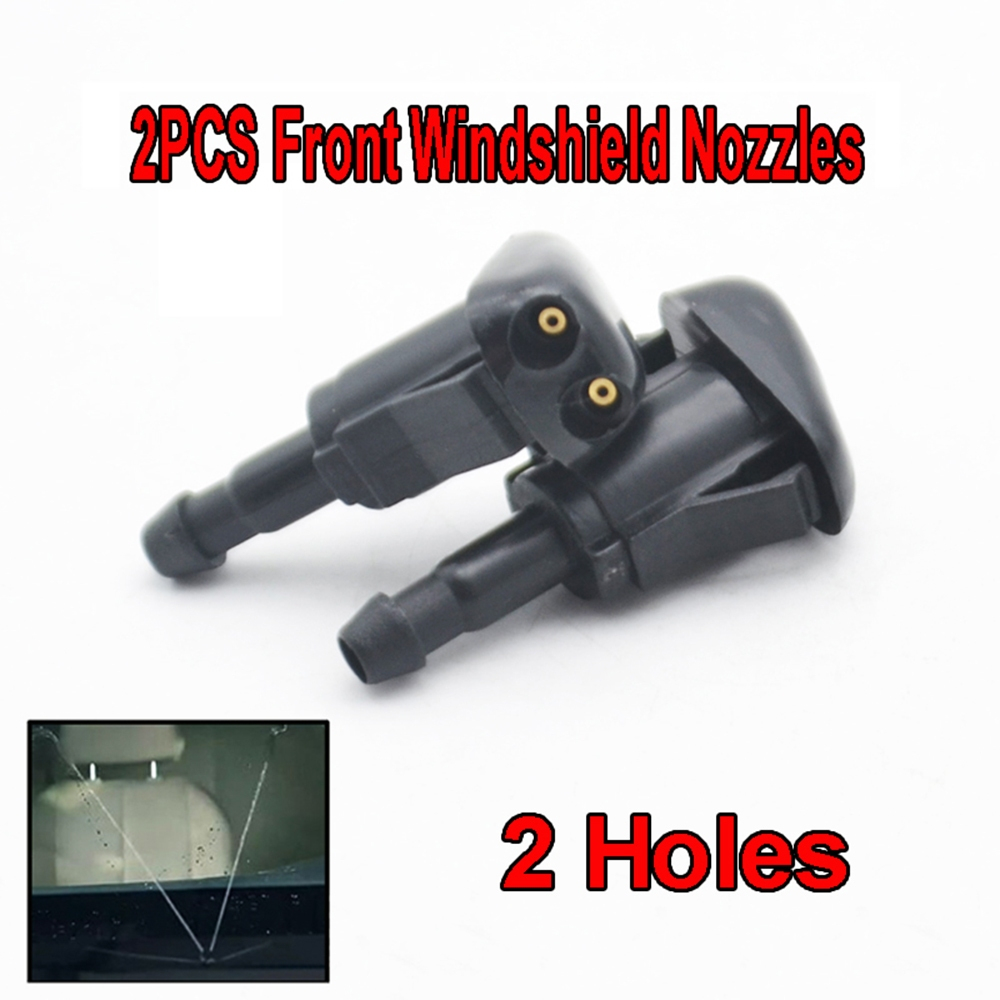 2PCS/Set Car Front Windscreen Windshield Water Spray Jet Nozzle For ...