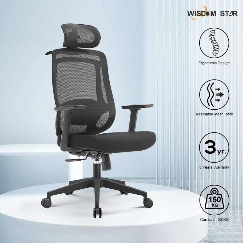 WISDOM STAR C31 Home Office Chair High Back Comfortable Meeting Room ...