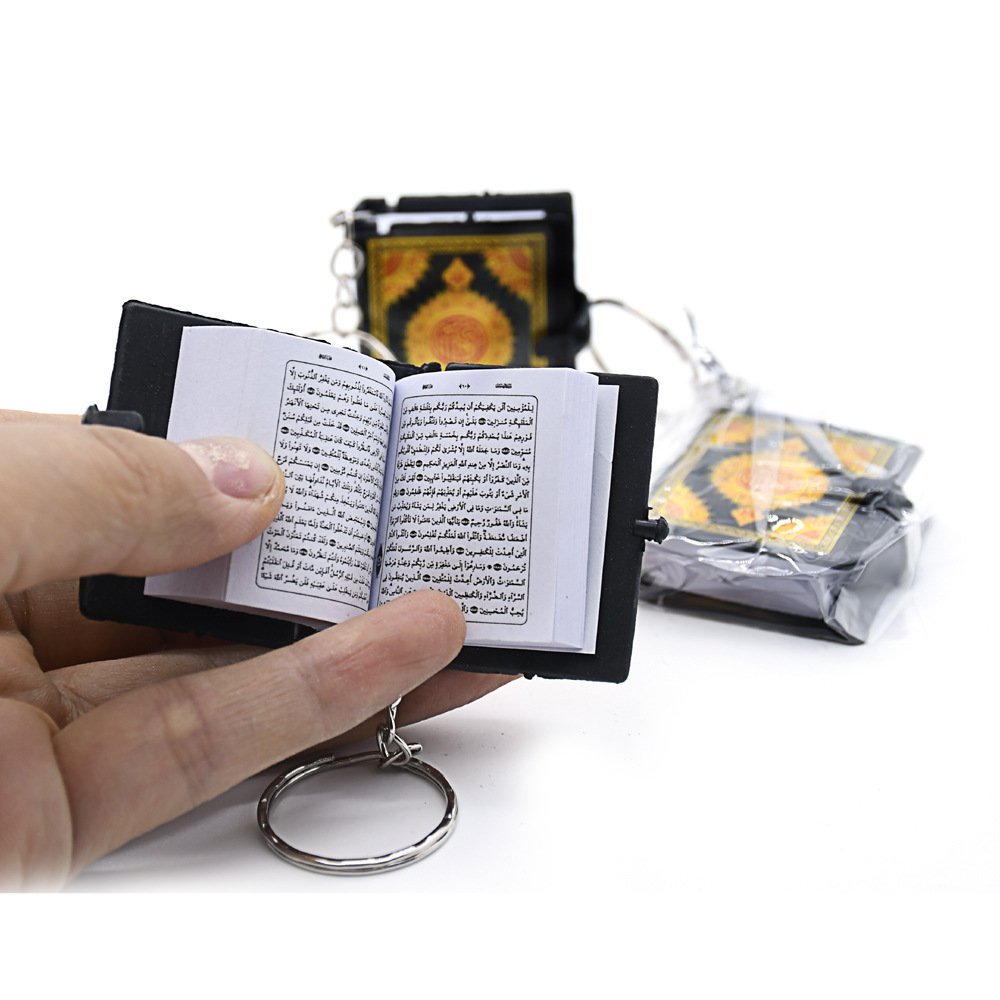 Islamic Muslim al-Quran Book Mini Key Chain Koran Buku Kecil Rantai ...
