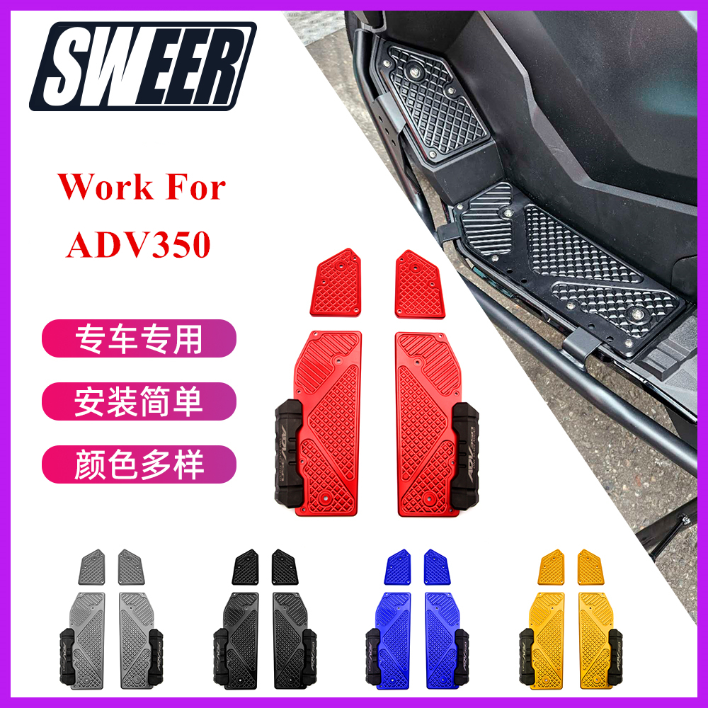 For Honda ADV 350 ADV350 2021-2023 Motorcycle CNC Aluminum Footrest ...