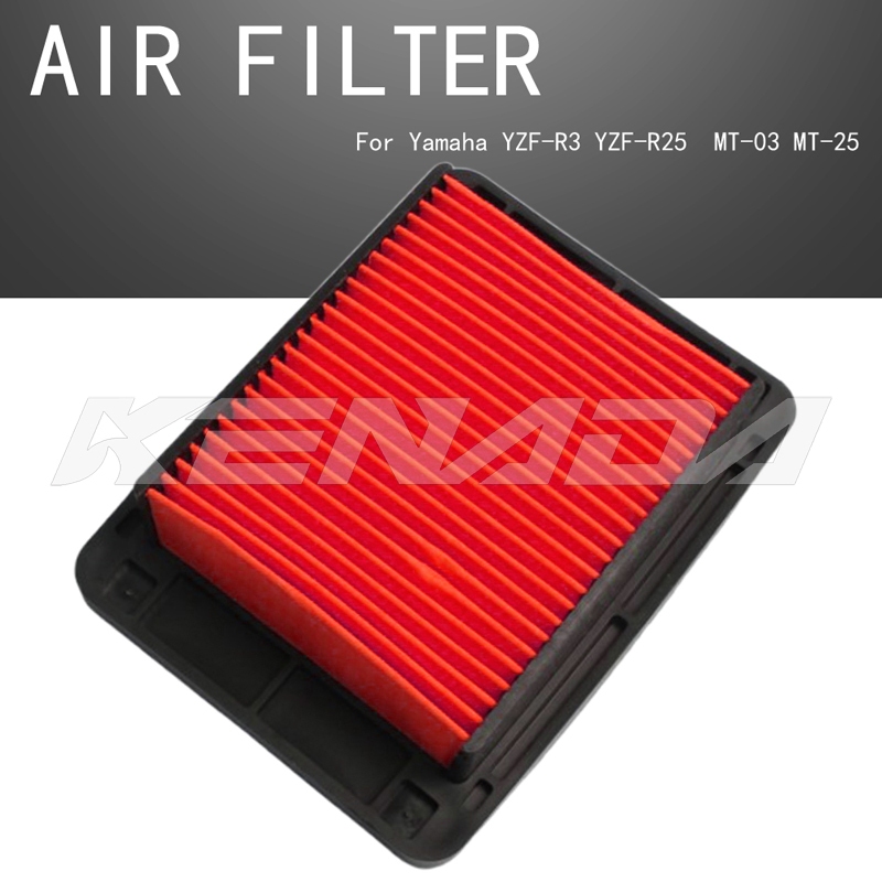 AIR FILTER YAMAHA R25 R-25 R 25 MT-25 R25 AIR CLEANER ELEMENT/ PENAPIS ...