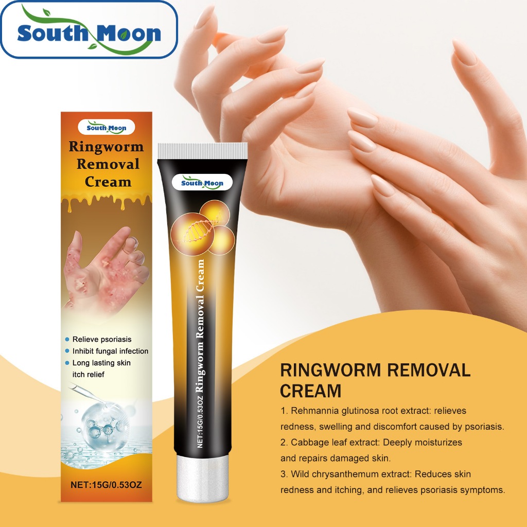 South Moon Ringworm Removal Cream 15g Herbal Psoriasis Dermatitis ...