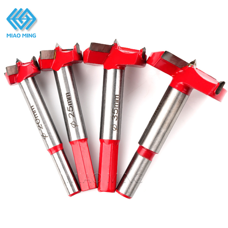 16mm-60mm Carbide hole saw drill bit kayu wood door bit round drill ...