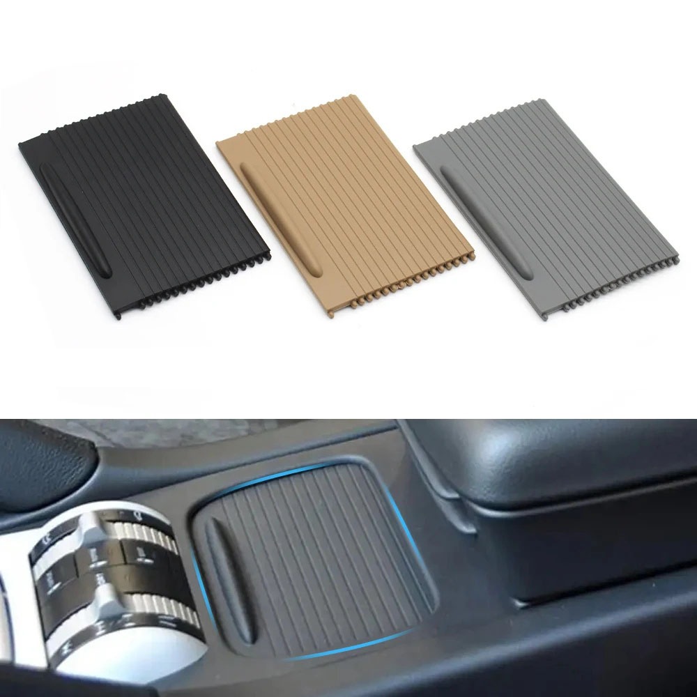 Car Front Center Console Cup Holder Roller Blind Cover For Porsche ...