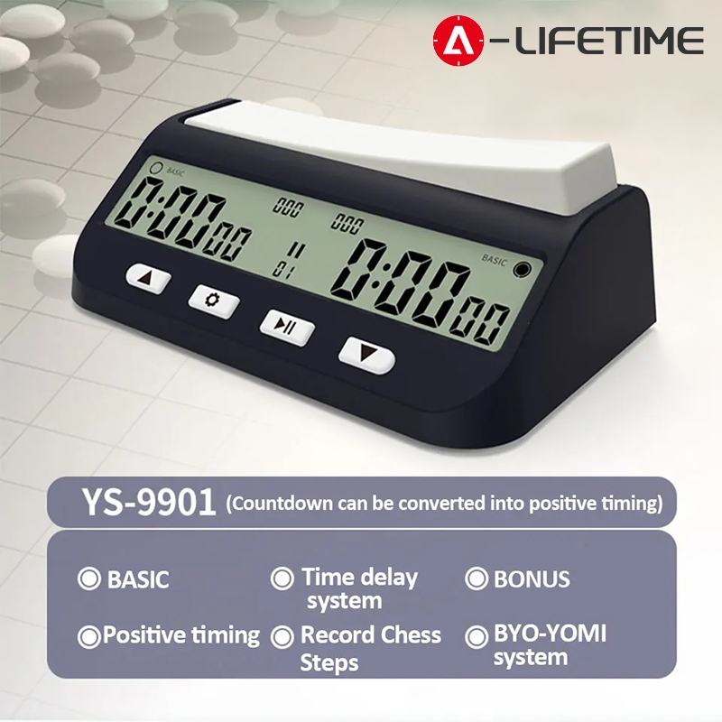 Digital Chess Timer Professional Chess Clock Multifunctional Digital Watch Accurate Count Up ...