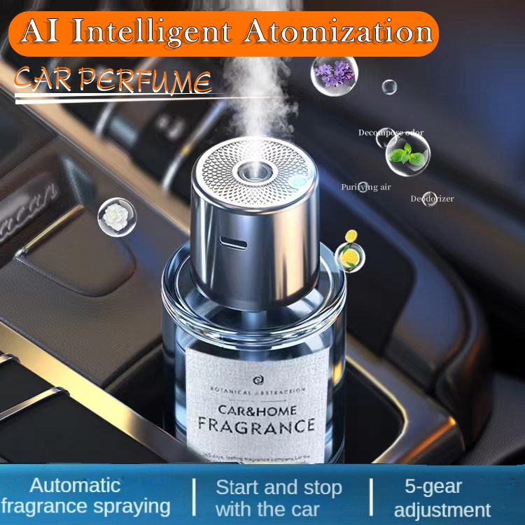 USB Car Aroma Diffuser Automatic Car Perfume Air Freshener Intelligent ...