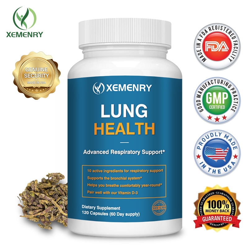 Lung Health 10 Breathing Support Actives, Lung Cleansing and ...