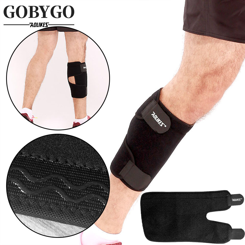 AOLIKES 1PCS Adjustable Sports Fitness Football Pressure Knee Protector ...