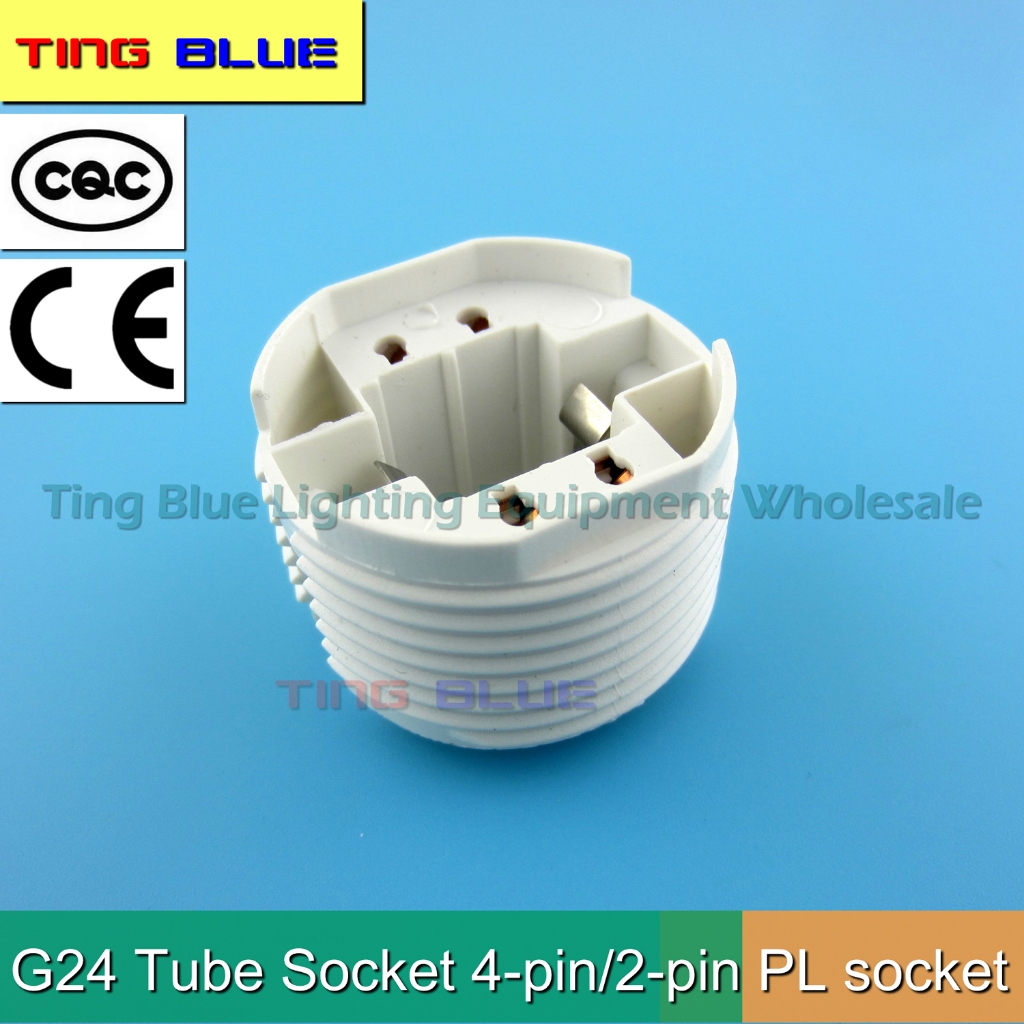 [6-10pcs] G24 Lamp Holder 2 Pin/4 Pin Lamp Socket PLC Socket Copper ...