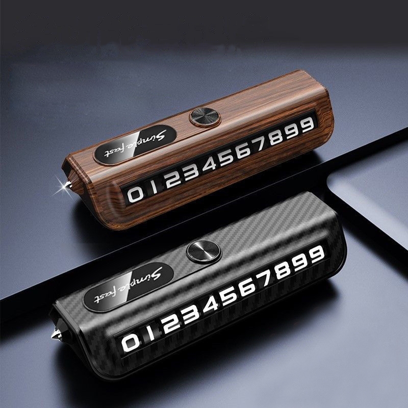 1PCS Temporary Car Parking Card Car Temporary Parking Card Phone Number ...