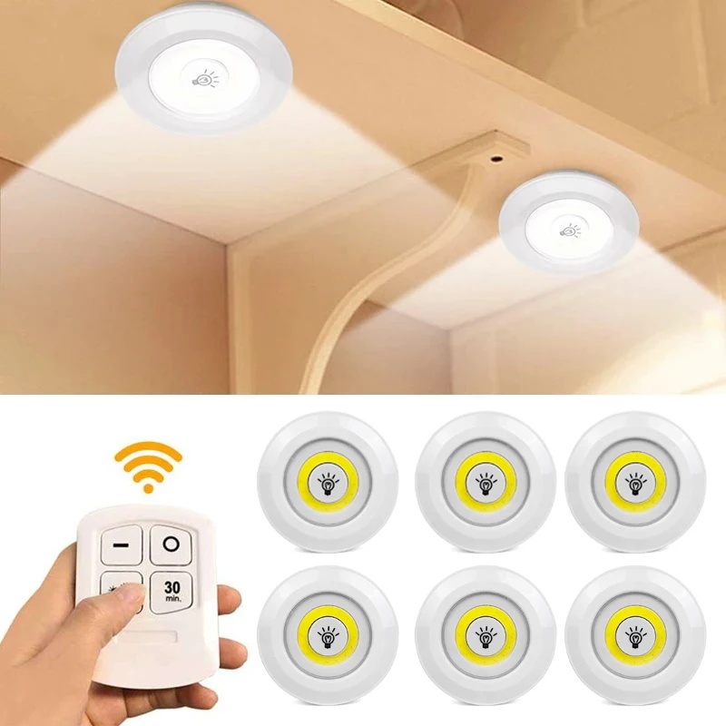 Smart Wireless Remote Control Dimmable Night Light Decorative Kitchen ...