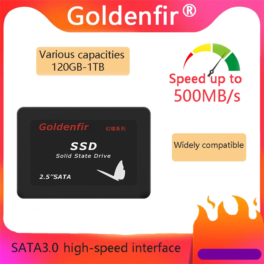 Goldenfir SSD 120GB 128GB 240GB 256GB 360GB 480GB 500GB 512GB Internal ...