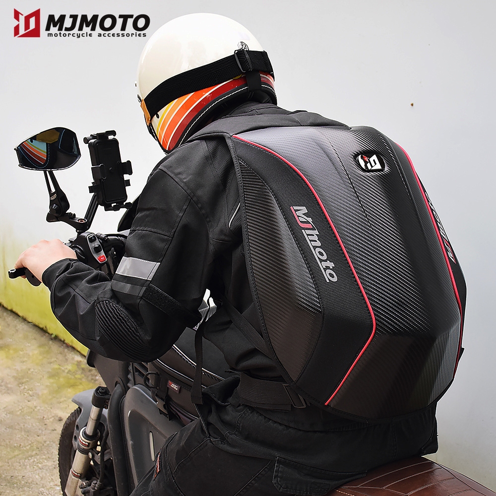 Carbon Motorcycle Backpack Waterproof Motocross Helmet Bag High ...
